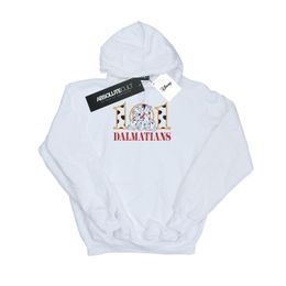 Disney - "101 Dalmatians Puppy Hug" Kapuzenpullover f&uuml;r Herren (Wei&szlig;)