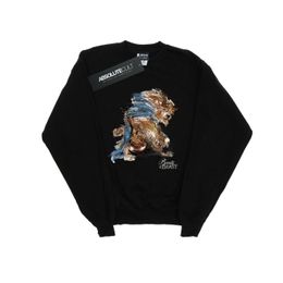 Disney - "Beauty And The Beast Beast Sketch" Sweatshirt f&uuml;r Herren (Schwarz)