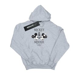 Disney - "Mickey And Minnie Mouse Mousecrush Mondays" Kapuzenpullover f&uuml;r Herren (Grau)
