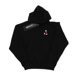 Disney - "Mickey Mouse Kickin Retro Chest" Kapuzenpullover f&uuml;r Herren (Schwarz)