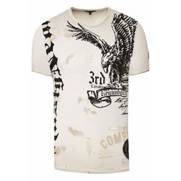 Rusty Neal T-Shirt Verwaschen American Eagle Print