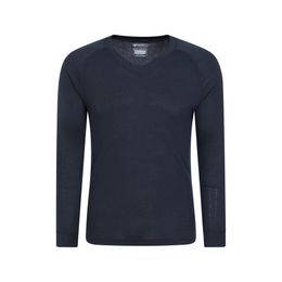 Mountain Warehouse Herren Talus V-Ausschnitt Thermal Top (Marine)