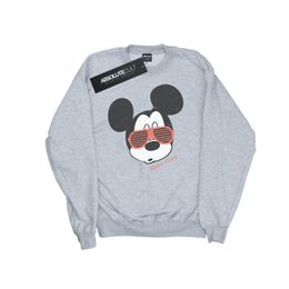 Disney - "Mickey Mouse Sunglasses" Sweatshirt f&uuml;r Herren (Grau)