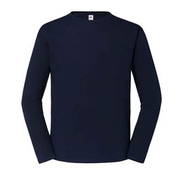 Fruit of the Loom Herren Iconic Langarm T-Shirt (Deep Navy)