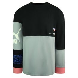 Puma x Kidsuper Studios Langarm Crew Black Mens Football Club Top 598464 01