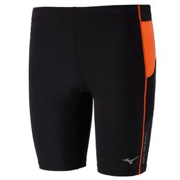 Mizuno Mid Herren schwarze Strumpfhosen