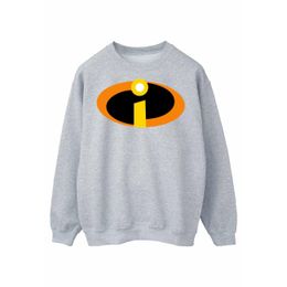 Disney - "The Incredibles Costume Logo" Sweatshirt f&uuml;r Herren (Grau)