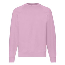 Fruit of the Loom Herren Raglan-&Auml;rmel Belcoro&reg; Sweatshirt (Hellrosa)