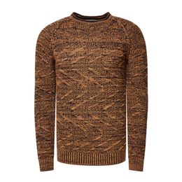 Rusty Neal Strick mit Muster Rundhals-Pullover