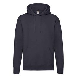 Fruit of the Loom - "Premium" Kapuzenpullover f&uuml;r Herren (Marineblau)