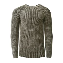 Rusty Neal Verwaschener Strickpullover im Vintage Look