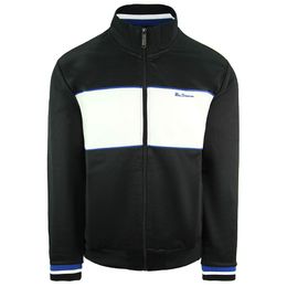 Ben Sherman get&auml;felte Herrenschwarz -Track -Jacke