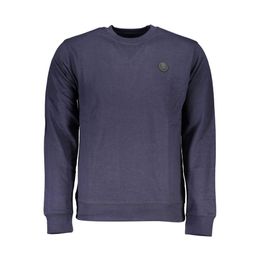 Gianmarco Venturi Blaues Baumwoll-Herren-Sweatshirt