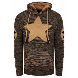 Rusty Neal Grobstrick Comic Kapuzen-Pullover