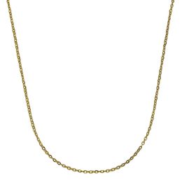 Collierkettchen Vivance "375 Gold Ankerkette 42cm", gelb, Halsketten, Damen, 42cm, Gold, L: 42 B: 2mm, gl&auml;nzend, Goldkette Ketten ohne Anh&auml;nger, B:2mm
