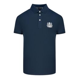 Aquascutum Aldis Marineblaues Poloshirt