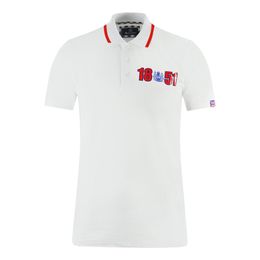 Aquascutum London 1851 Wei&szlig;es Poloshirt