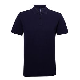 Asquith & Fox Herren-Kurzarm-Poloshirt aus einer Leistungsmischung (Navy)