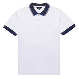 Ben Sherman Classic Stripe Kragen Herren wei&szlig;es Poloshirt