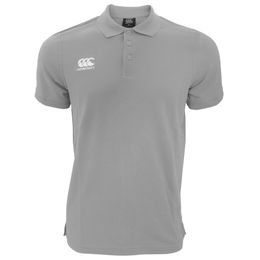 Canterbury Herren Waimak Kurzarm Pique Polo Shirt (Grau meliert)