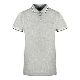 Cavalli Class Zwillingskragen Polo-Shirt Grau