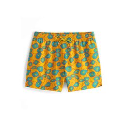 "Flora Yellow" Badeshorts