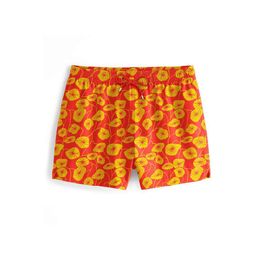 "Flora Red" Badeshorts