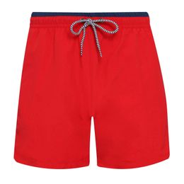 Asquith & Fox Herren-Badeshorts (Rot/Marine)