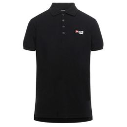 Diesel T-Weet-Spilt Schwarzes Poloshirt