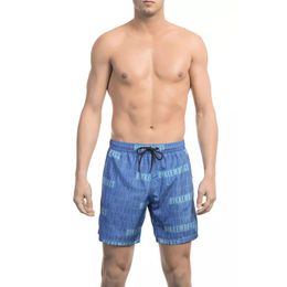 Bikkembergs Badeshorts mit Allover-Print