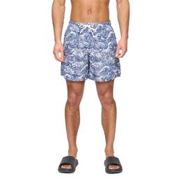 Henleys - Badeshorts f&uuml;r Herren, Polyester, Sommer, Regul&auml;r (Marine)