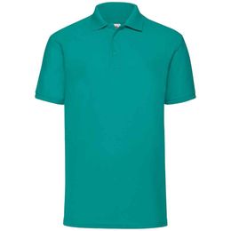 Fruit of the Loom - "65/35" Poloshirt f&uuml;r Herren (Smaragd)