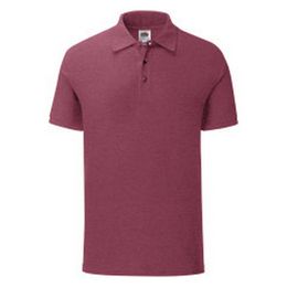 Fruit of the Loom - "Iconic" Poloshirt f&uuml;r Herren (Heide Burgund)