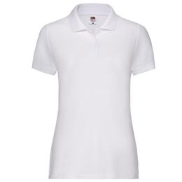 Fruit of the Loom - "65/35" Poloshirt f&uuml;r Herren/Damen Unisex (Wei&szlig;)