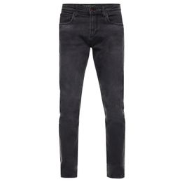 Rusty Neal Anthrazit Used Jeans Hose "MELVIN" Slim Fit Cotton-Stretch