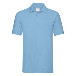 Fruit of the Loom - "Premium" Poloshirt f&uuml;r Herren (Himmelblau)