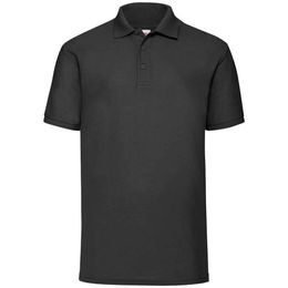 Fruit of the Loom - Poloshirt f&uuml;r Herren (Schwarz)