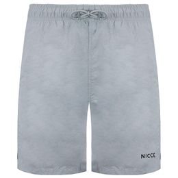 Nicce Core Herren Badeshorts in Grau