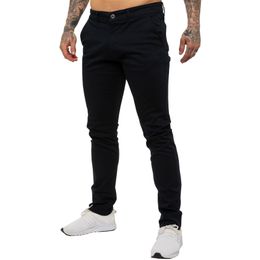 Enzo | Herren Slim Fit Stretch Chino Jeans - Marineblau
