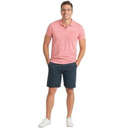 Herren Kurzarm Baumwollpolo-Shirt mit Tasche, Gestreifte Textur PRI2641