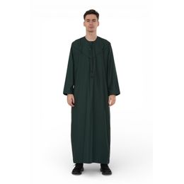 Herren Eid Gr&uuml;ne marokkanische Jubba Robe Djellaba Ramadan Eid Thobe &ndash; HM11