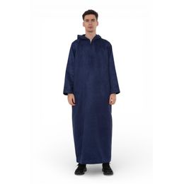 Herren Kapuzen Eid Marineblau Marokkanische Jubba Robe Ramadan Eid Thobe &ndash; HM12