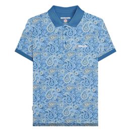 Lambretta - "SS25" Poloshirt Mit Markenzeichen f&uuml;r Herren (Dunkelblau/Holzasche)