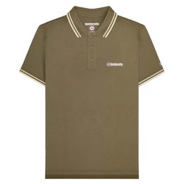 Lambretta - "SS25" Poloshirt f&uuml;r Herren (Khaki-Braun/Haferflocken)
