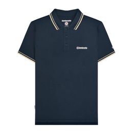 Lambretta - "SS25" Poloshirt f&uuml;r Herren (Marineblau/Asche)