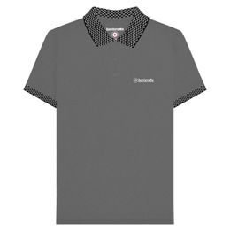 Lambretta - "SS25" Poloshirt f&uuml;r Herren (Stahlgrau)