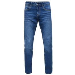 Rusty Neal Royal Blue Used Jeans Hose "MELVIN" Slim Fit Cotton-Stretch