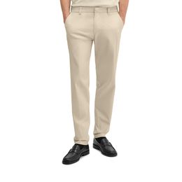 Marc O'Polo Chinohose MARC O'POLO "aus technischem Popeline-Stretch", Herren, Gr. 34, L&auml;nge 32, light oat, Obermaterial: 98% Baumwolle, 2% Elasthan, unifarben, normal, Hosen Chinohose