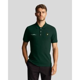 Lyle & Scott Lyle & Scott Herren-Poloshirt mit Co-Ordinates-Print in Gr&uuml;n