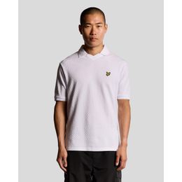 Lyle & Scott Lyle & Scott Poloshirt mit Fu&szlig;ballkragen &ndash; Wei&szlig;